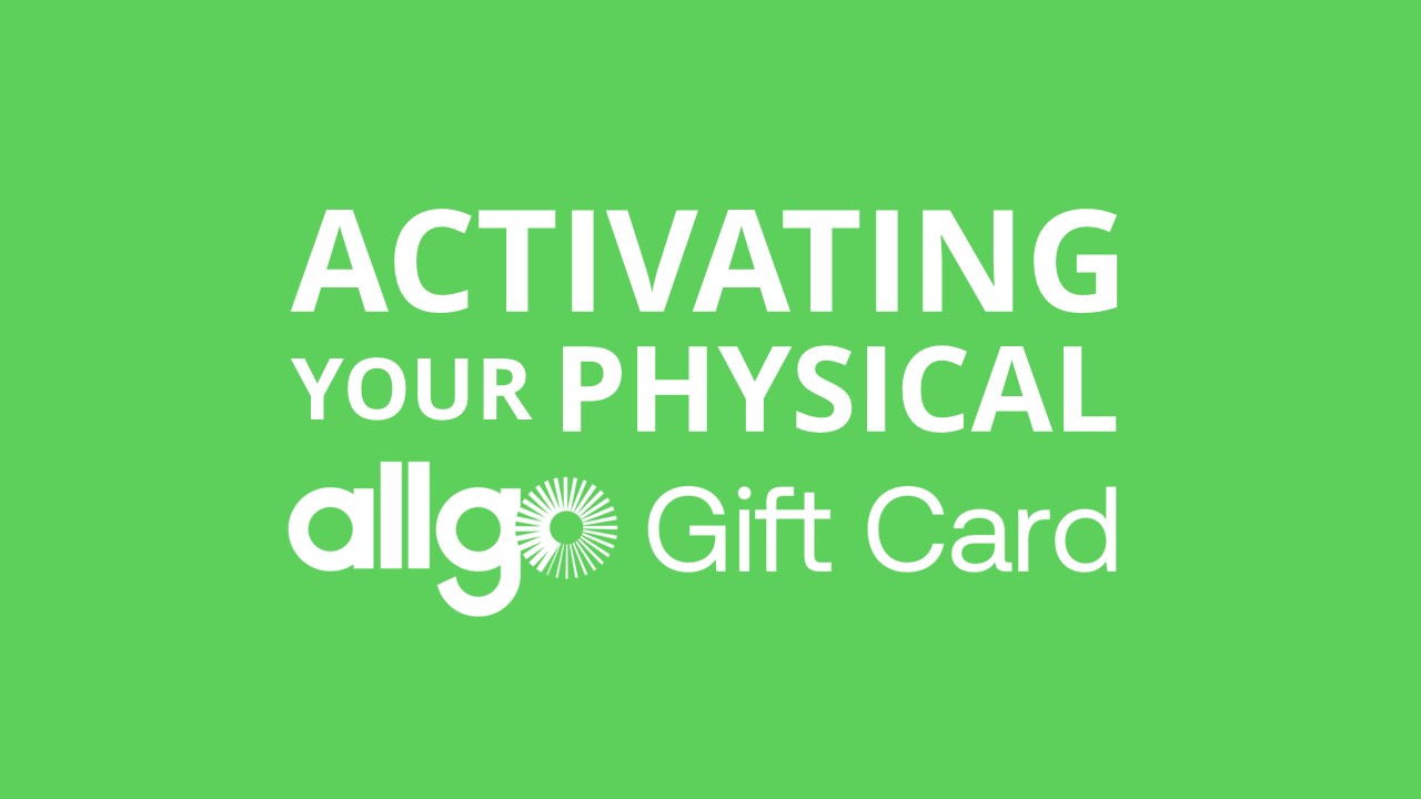 Physical Card - AllGo Mastercard Gift Card
