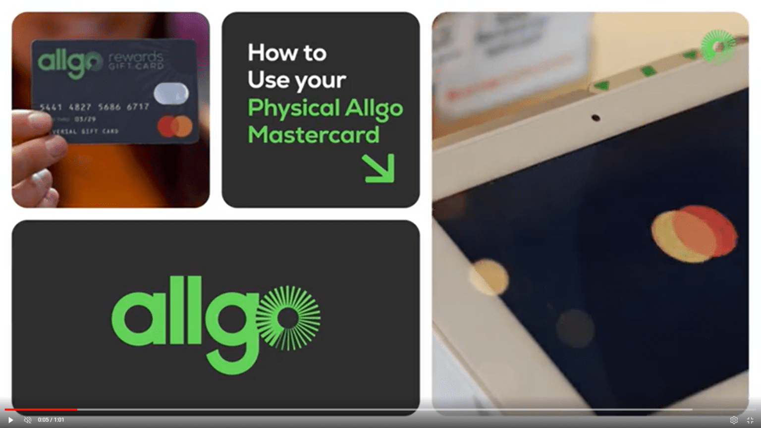 Physical Card - AllGo Mastercard Gift Card