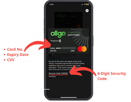Digital+ Card - AllGo Mastercard Gift Card