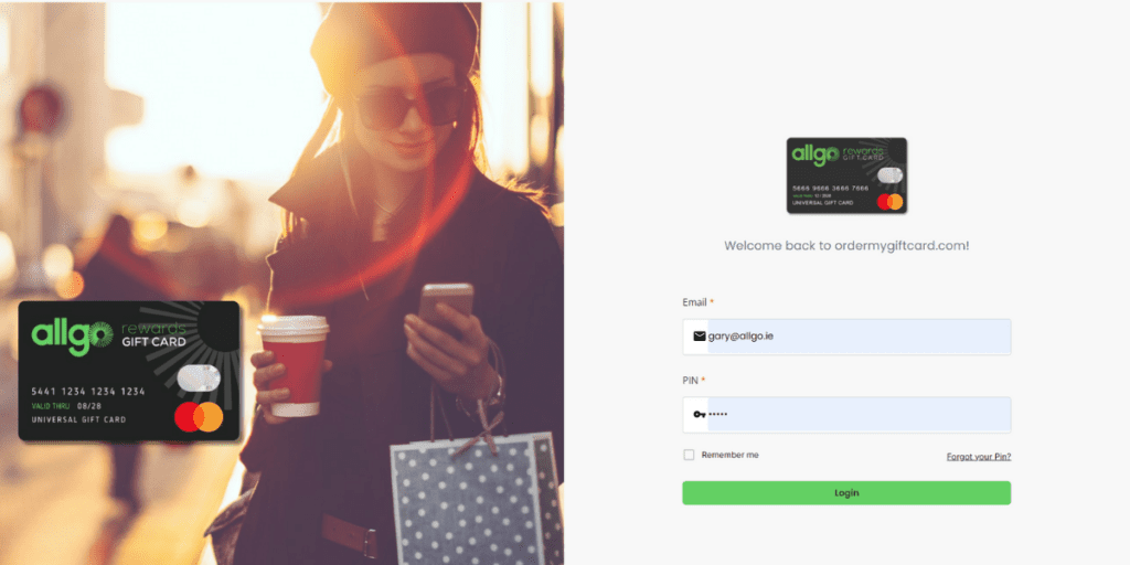 Order Physical Cards - AllGo Mastercard Gift Card