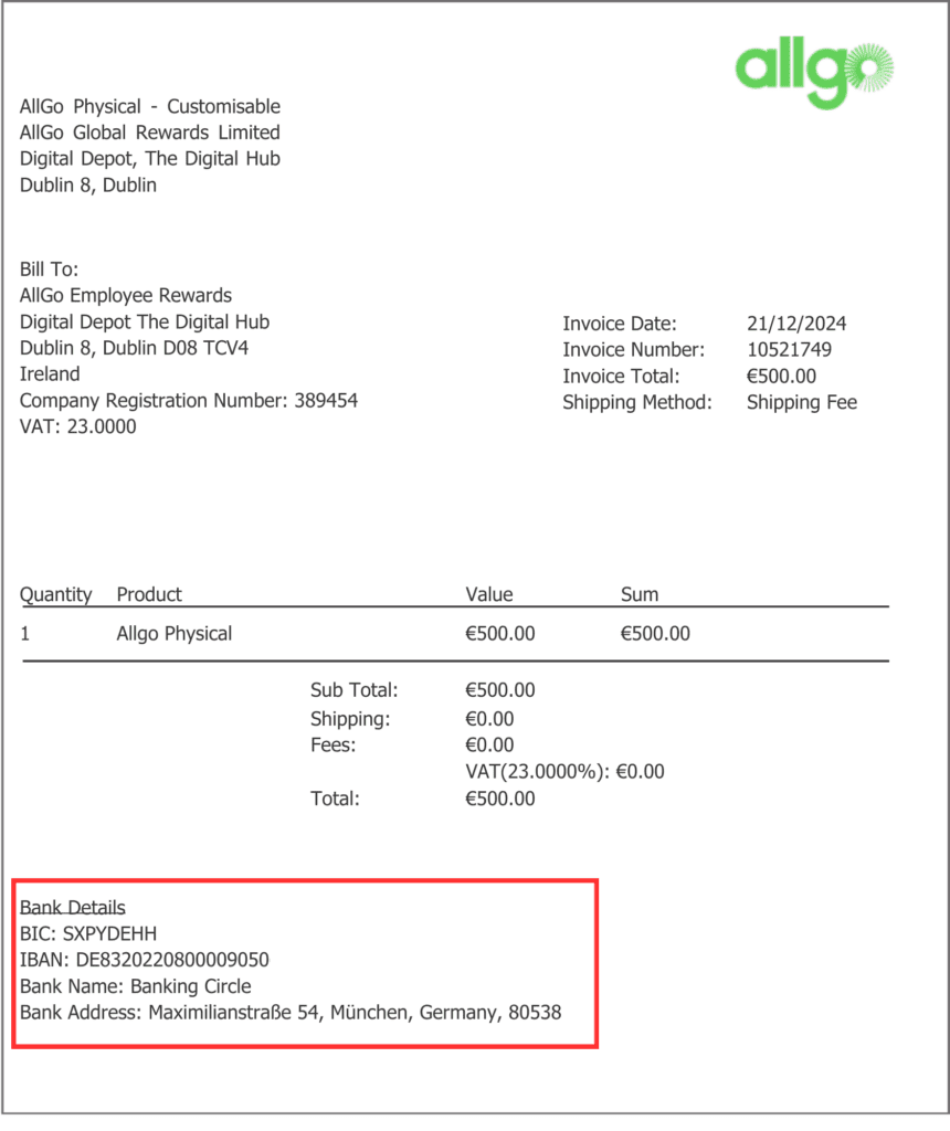 Order Physical Cards - AllGo Mastercard Gift Card