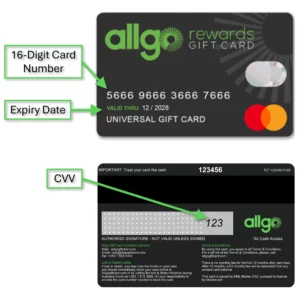 Physical Card - AllGo Mastercard Gift Card